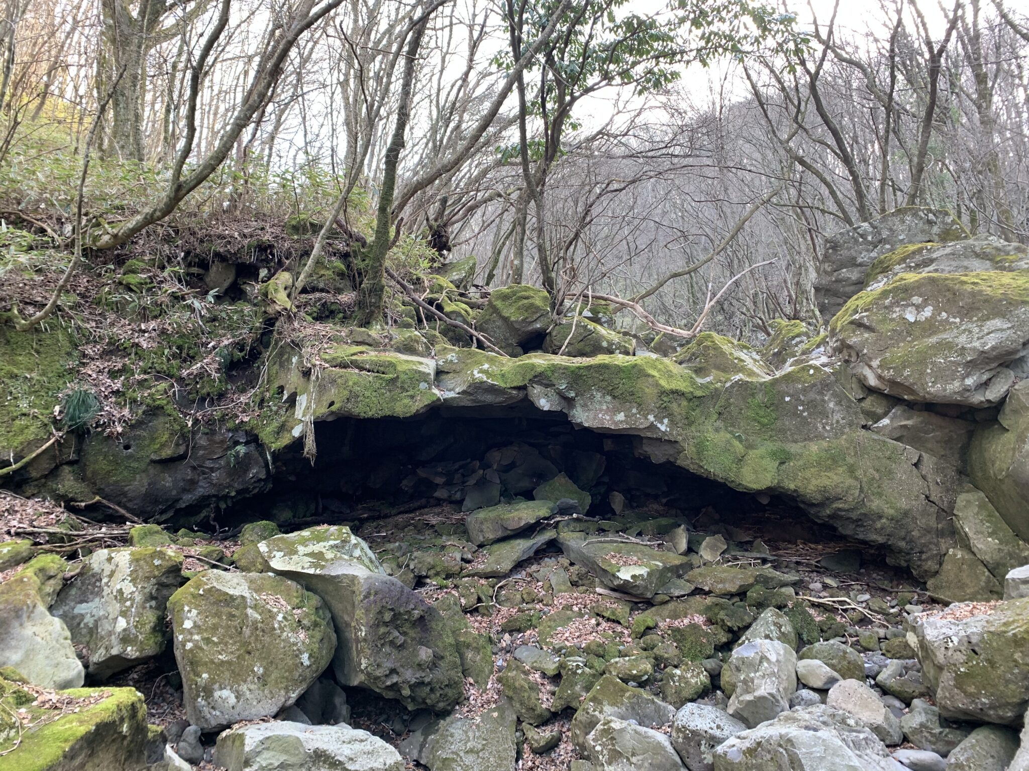 Prehistoric Rock Shelters - Jeju Island, South Korea
